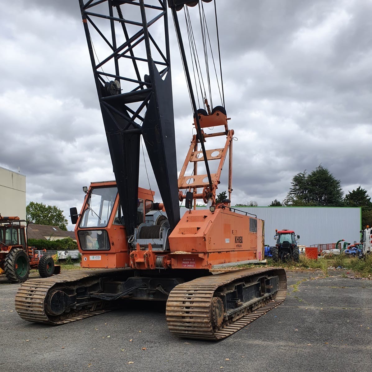 Hitachi KH180-3 Winch Rope - Crane Ropes Australia