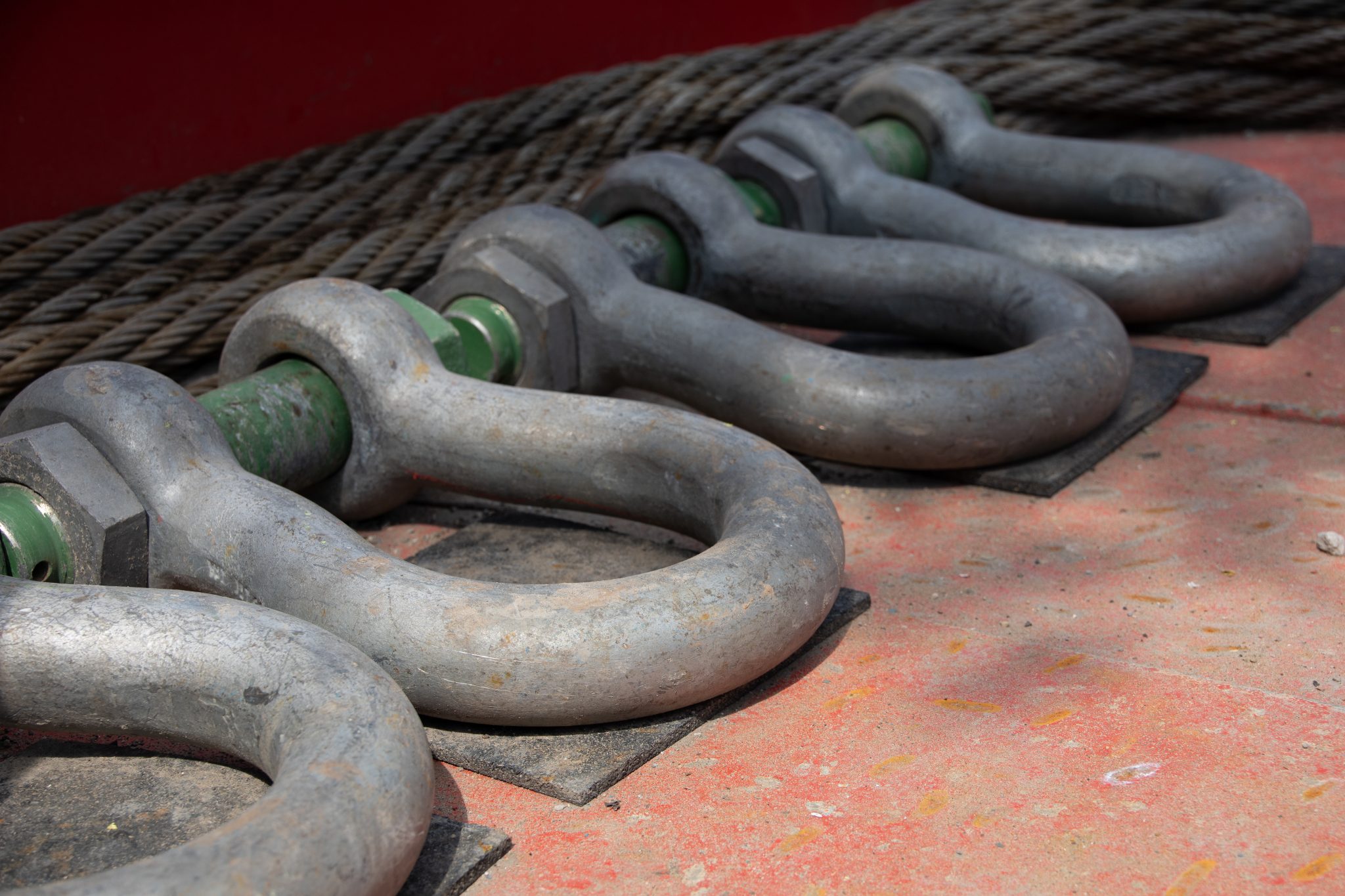 Wire Rope when bent over Sheaves or Shackles - Crane Ropes Australia